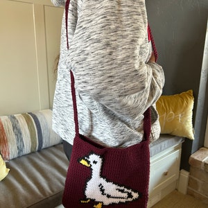 Crochet Duck Shoulder Bag Pattern, Tapestry Crochet (PDF Pattern) - Etsy