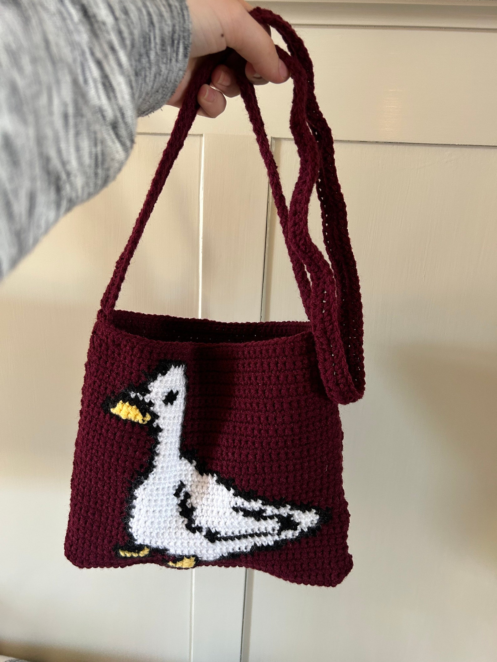 Crochet Duck Shoulder Bag Pattern, Tapestry Crochet (PDF Pattern) - Etsy