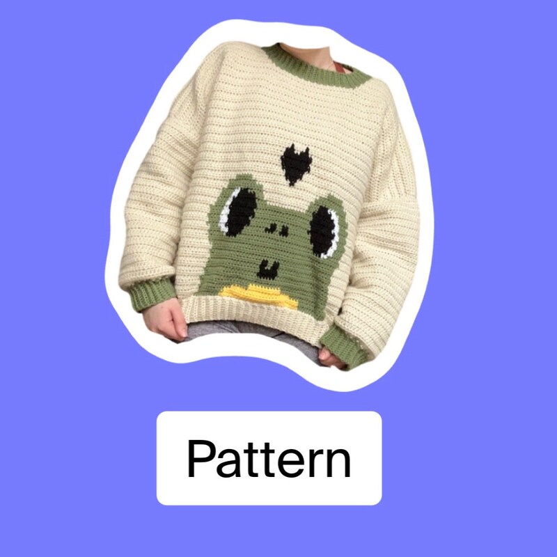 Frog Sweater - Etsy
