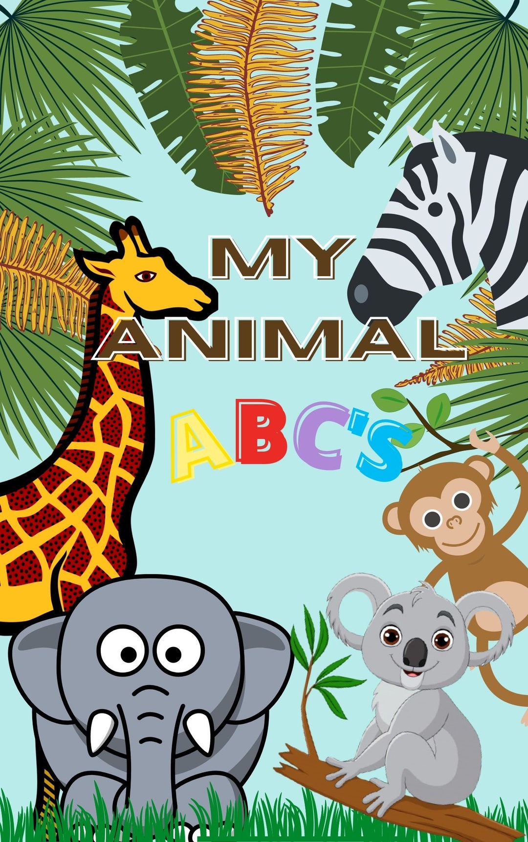 My Animal ABC'S Childrens Book Alphabet Book Kindergarten Preschool ...