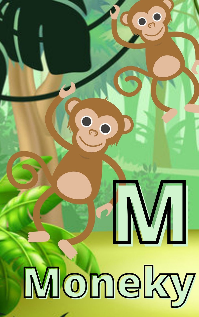 My Animal ABC'S Childrens Book Alphabet Book Kindergarten Preschool ...