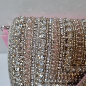 Baby Pink Clutch Purse Collection With Silver Diamonds. - Etsy