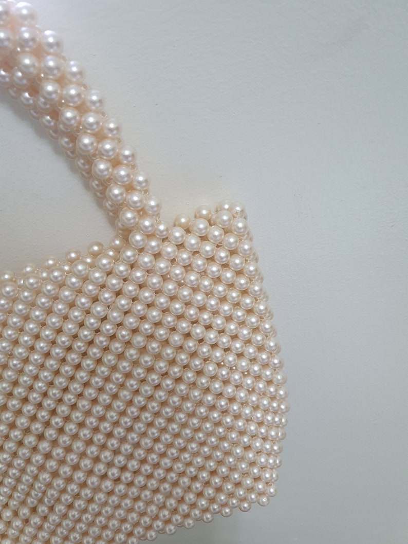 A Beautiful Handbag Made of Pearls. - Etsy