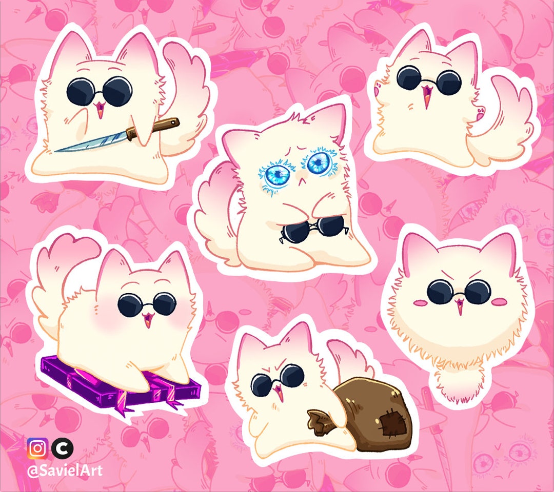 Catoru satoru Gojo Gojocat Stickers 6 Pack - Etsy