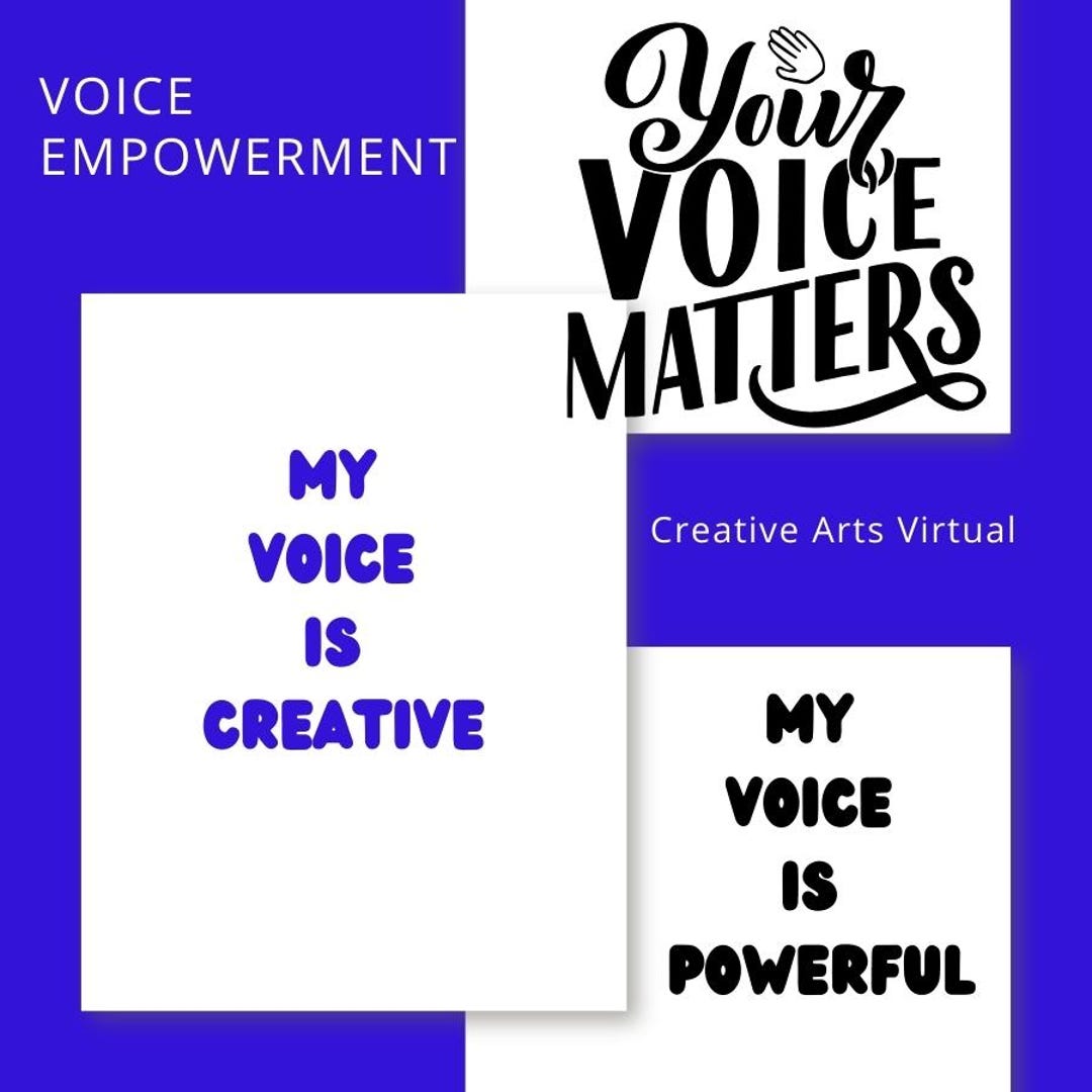 16 Life Changing Voice Empowerment Digital Affirmations/4x4 In/phone ...