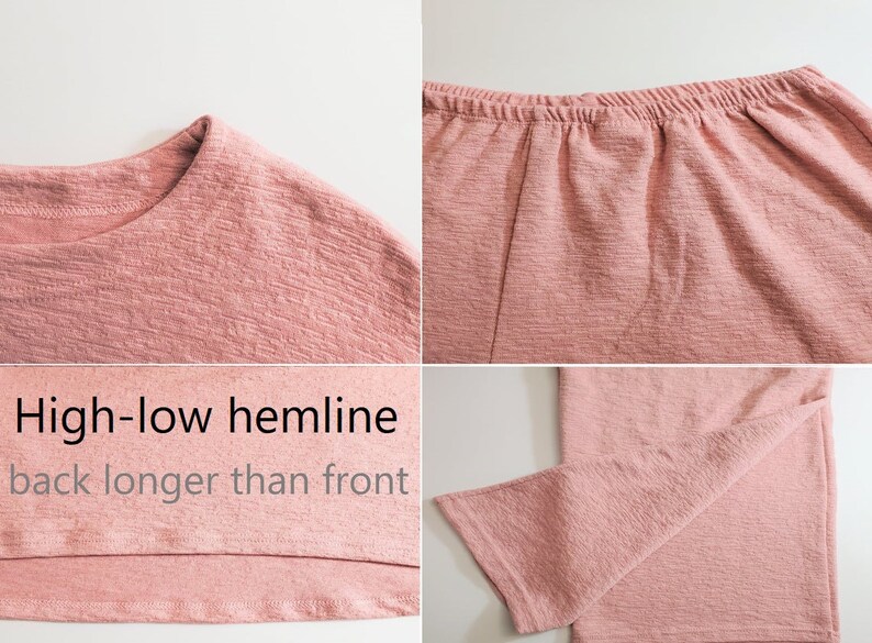 Women's LOOSE FIT SET, Slub Cotton Comfy Loungewear. Super Comfy, 6 ...