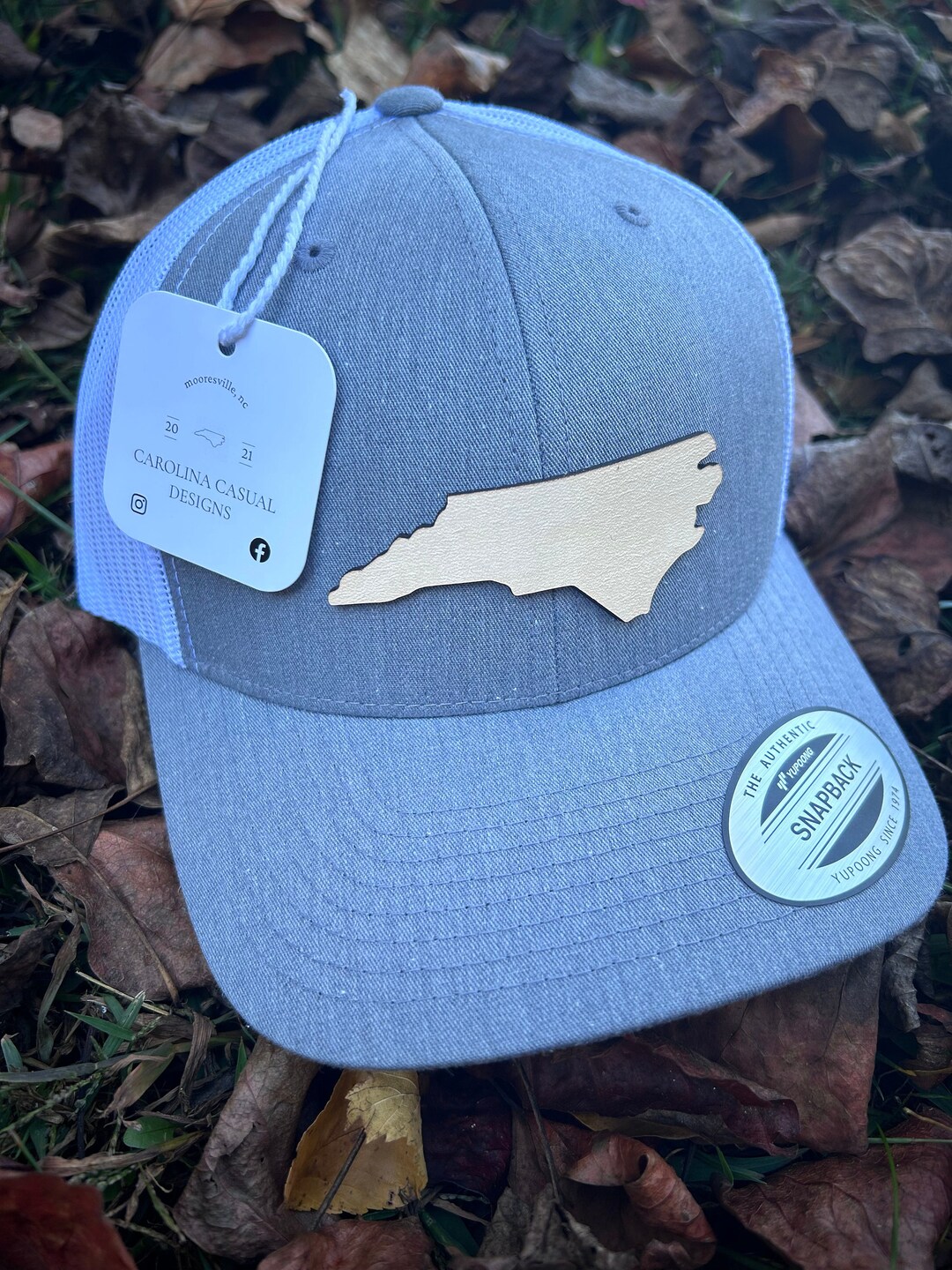 State Leather Patch Hat - Etsy
