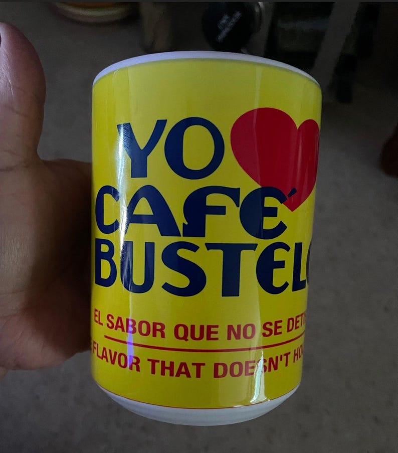 Cafe Bustelo Mug, 15oz Coffee Mug With FREE Coaster Included – Limited ...