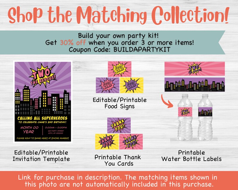 Second Birthday Girl Printable Banner, Two the Rescue Birthday Party ...