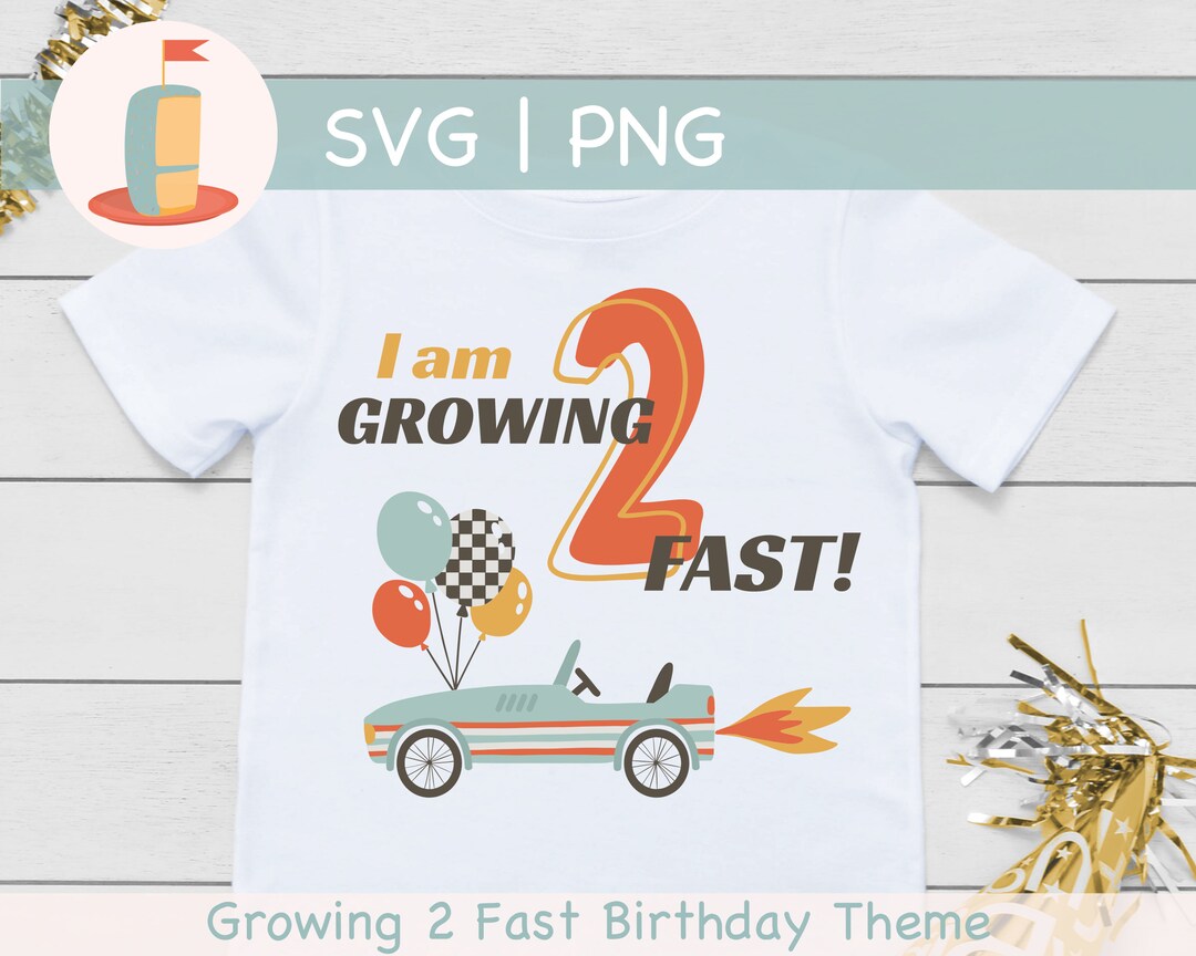 Second Birthday Boy SVG, Growing 2 Fast SVG, Growing 2 Fast Family ...