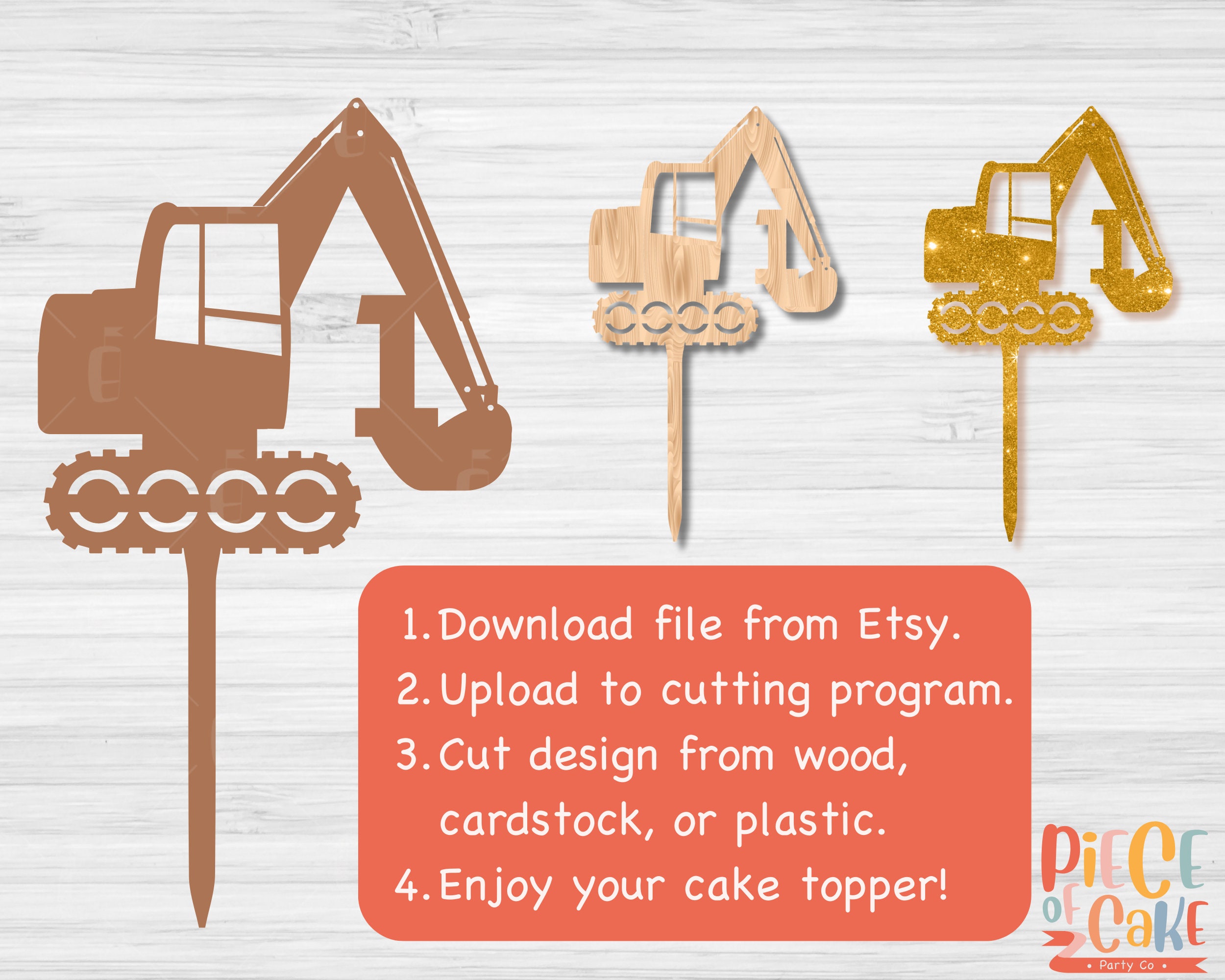 Construction Birthday Boy SVG, Excavator Birthday Party, First Birthday ...