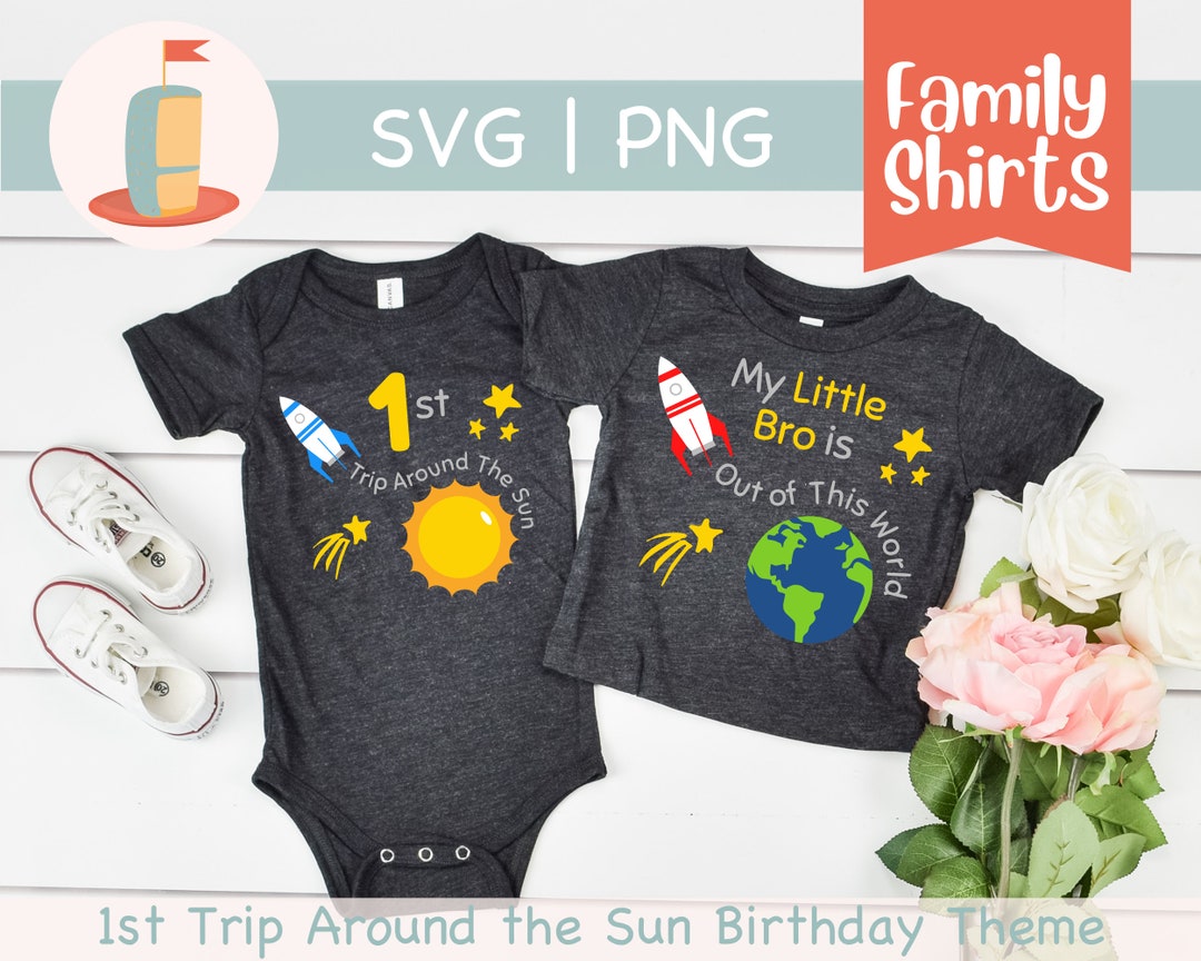 First Birthday Boy SVG, First Trip Around the Sun SVG, First Trip ...