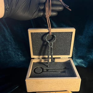 Metal Davy Jones Key With Art Box Prop Replica - Etsy