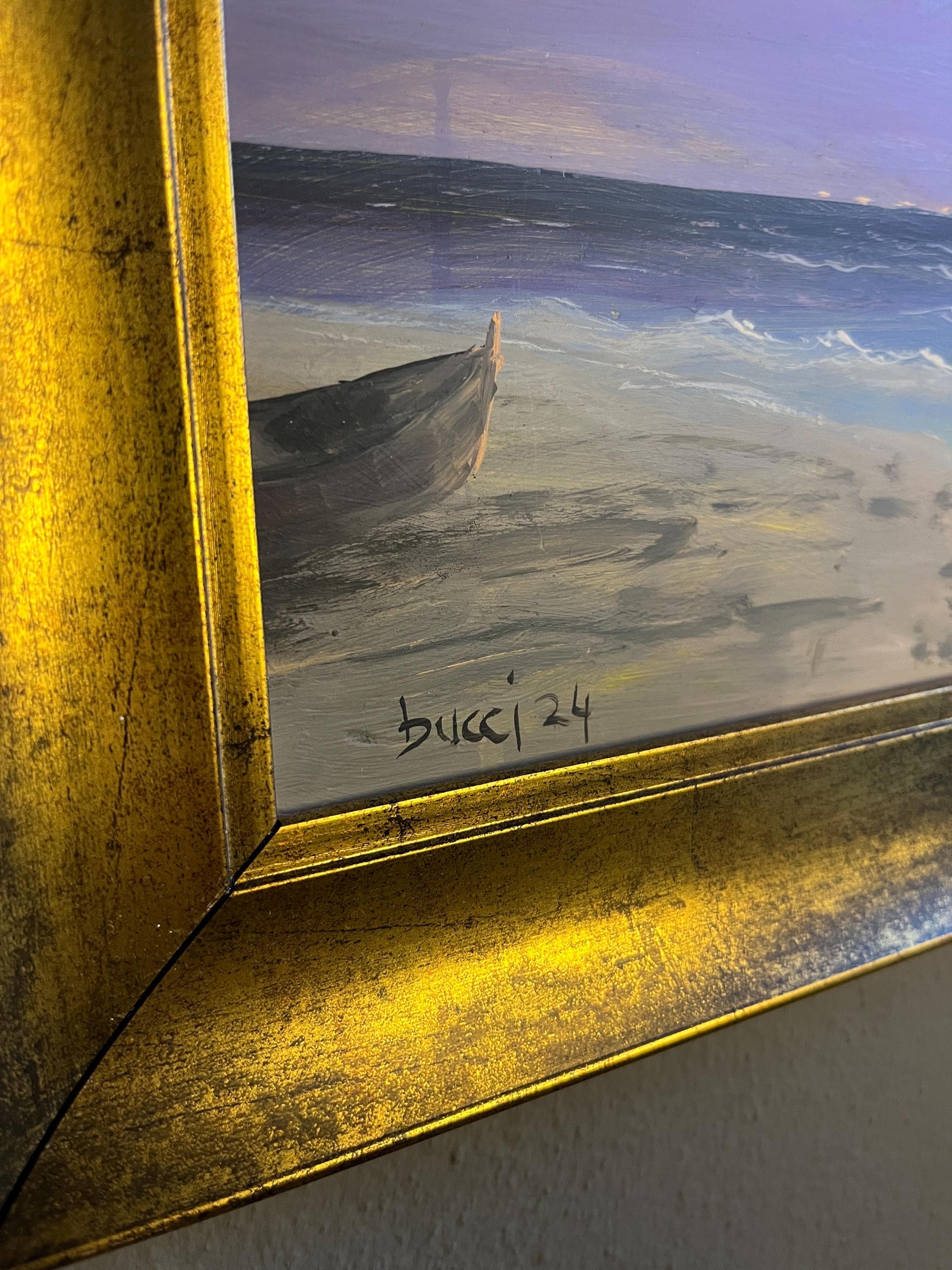 Vintage Oil Paint Sailing Ship and Sea İsland Decor - Etsy