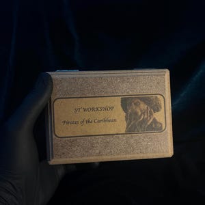 Metal Davy Jones Key With Art Box Prop Replica - Etsy