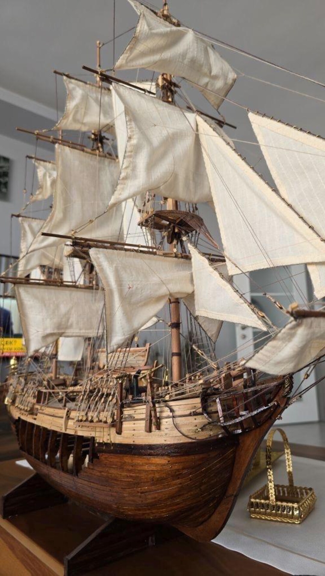 Handmade Model Ship HMS Bounty Wood Ship Model 1/48 Scale (915 Mm ...