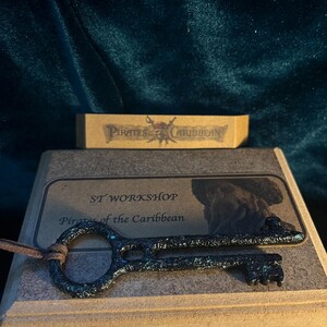Metal Davy Jones Key With Art Box Prop Replica - Etsy