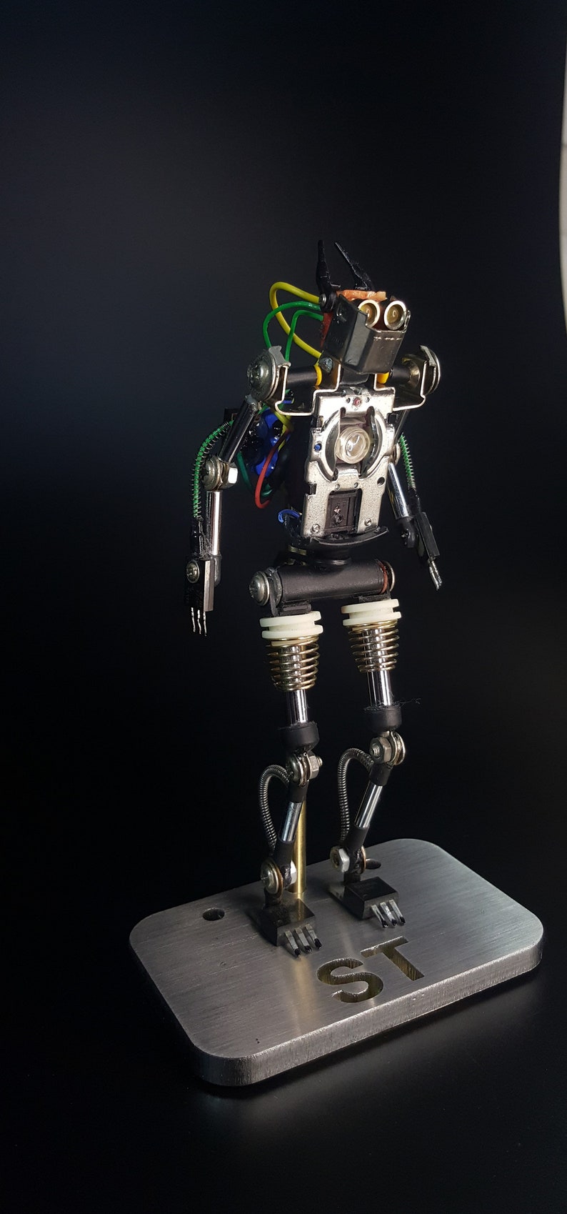 Electronic Recycled Robot ORION-5 Handmade Figure - Etsy