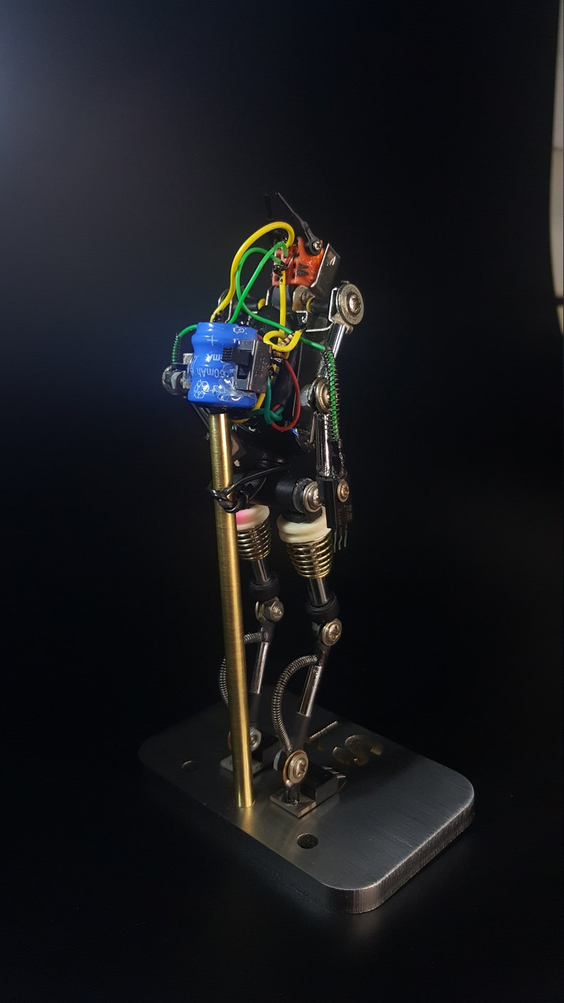 Electronic Recycled Robot ORION-5 Handmade Figure - Etsy