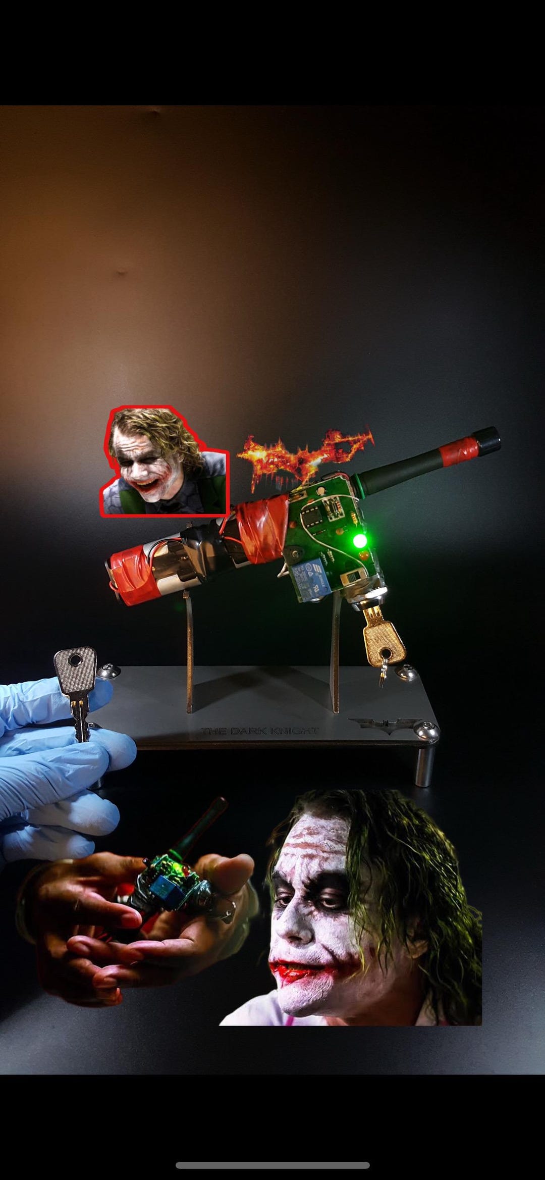 Life Size Joker Prop Replica Figure Gift Film Decor Collection Museum ...