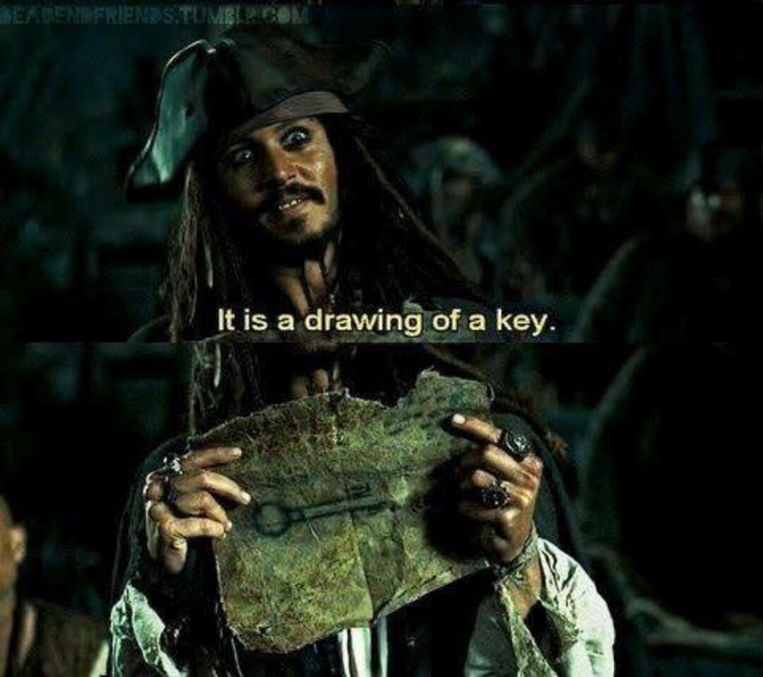 Davy Jones Replica Key Pirates of the Caribbean Collection (full Metal ...