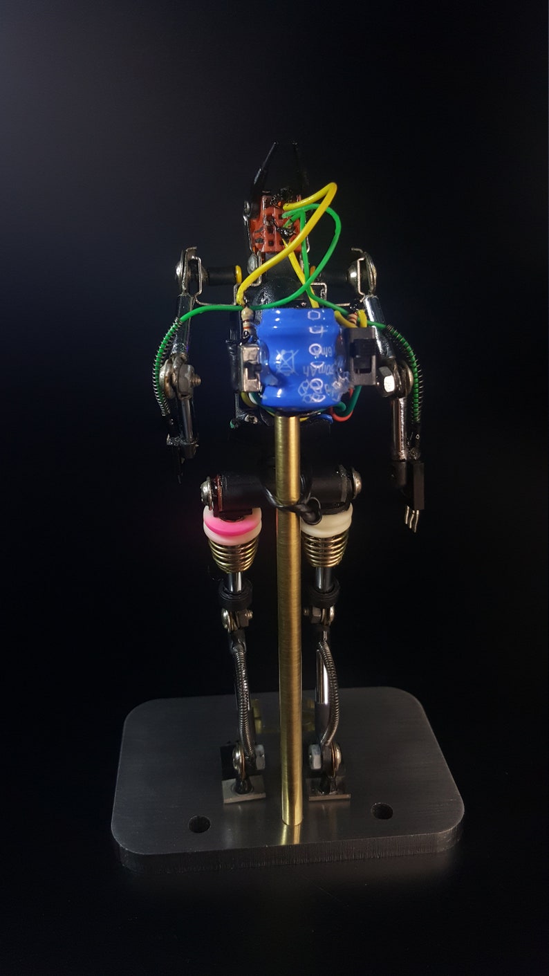 Electronic Recycled Robot ORION-5 Handmade Figure - Etsy