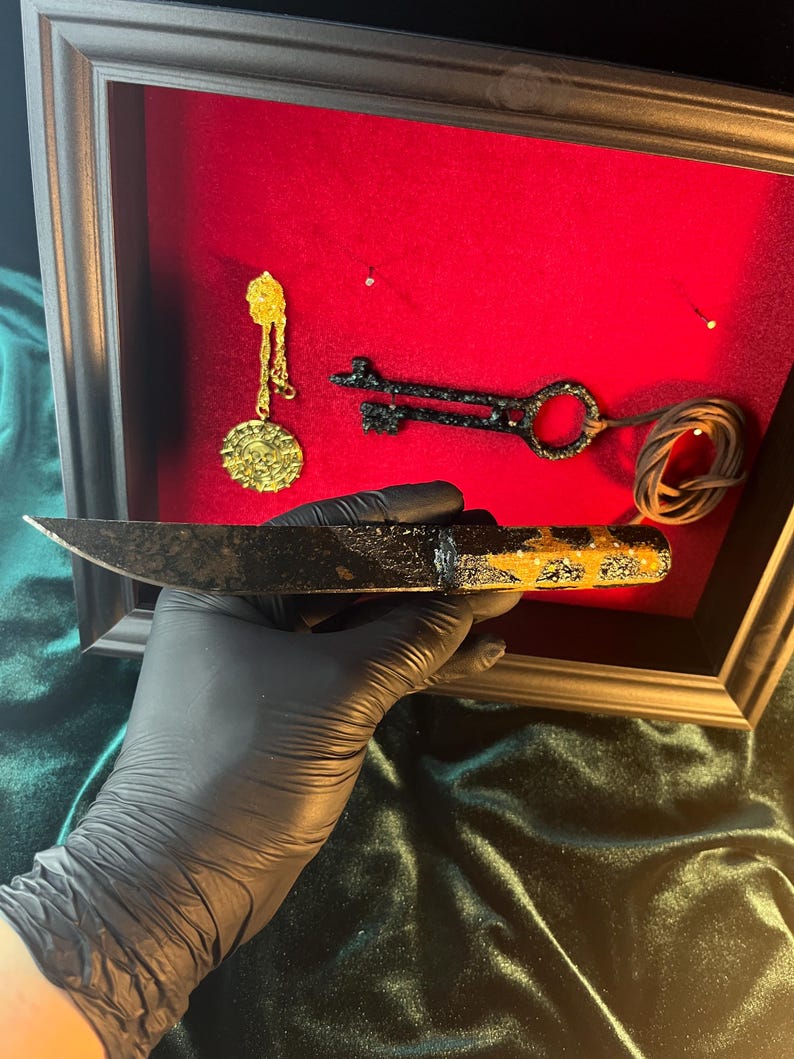 Jack Sparrow Davy Jones Pirates Film Prop Replica Gift Set - Etsy