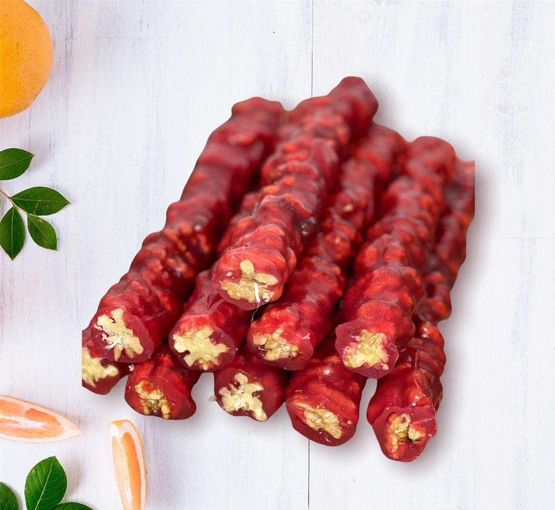 From Germany Tschurtschchela With Pomegranate / Grape Roll With ...