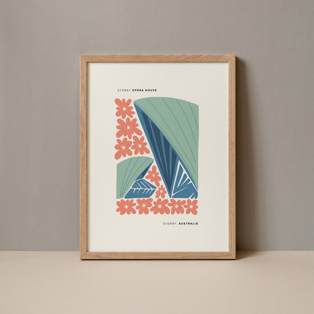Sydney Opera House Poster, Opera House Sydney Australia Print, Sydney ...