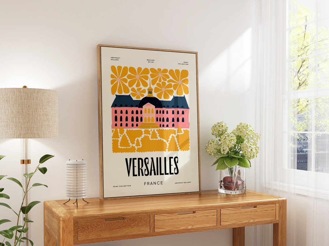 Versailles France Poster, Versailles France Print, Versailles France ...