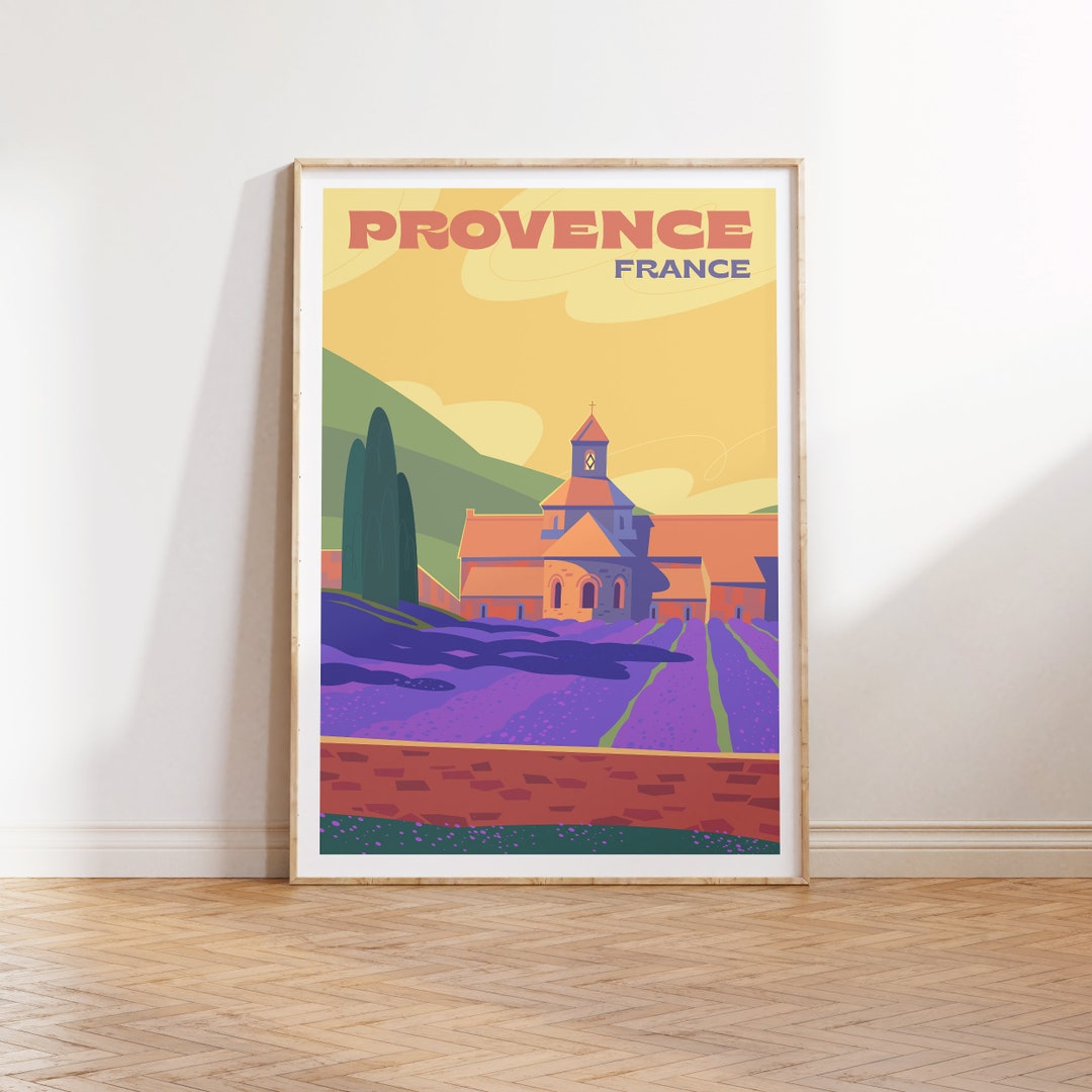 Provence France Travel Poster, Provence France Gallery Wall Art ...