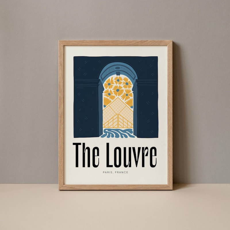 Exhibition in the Louvre - Etsy