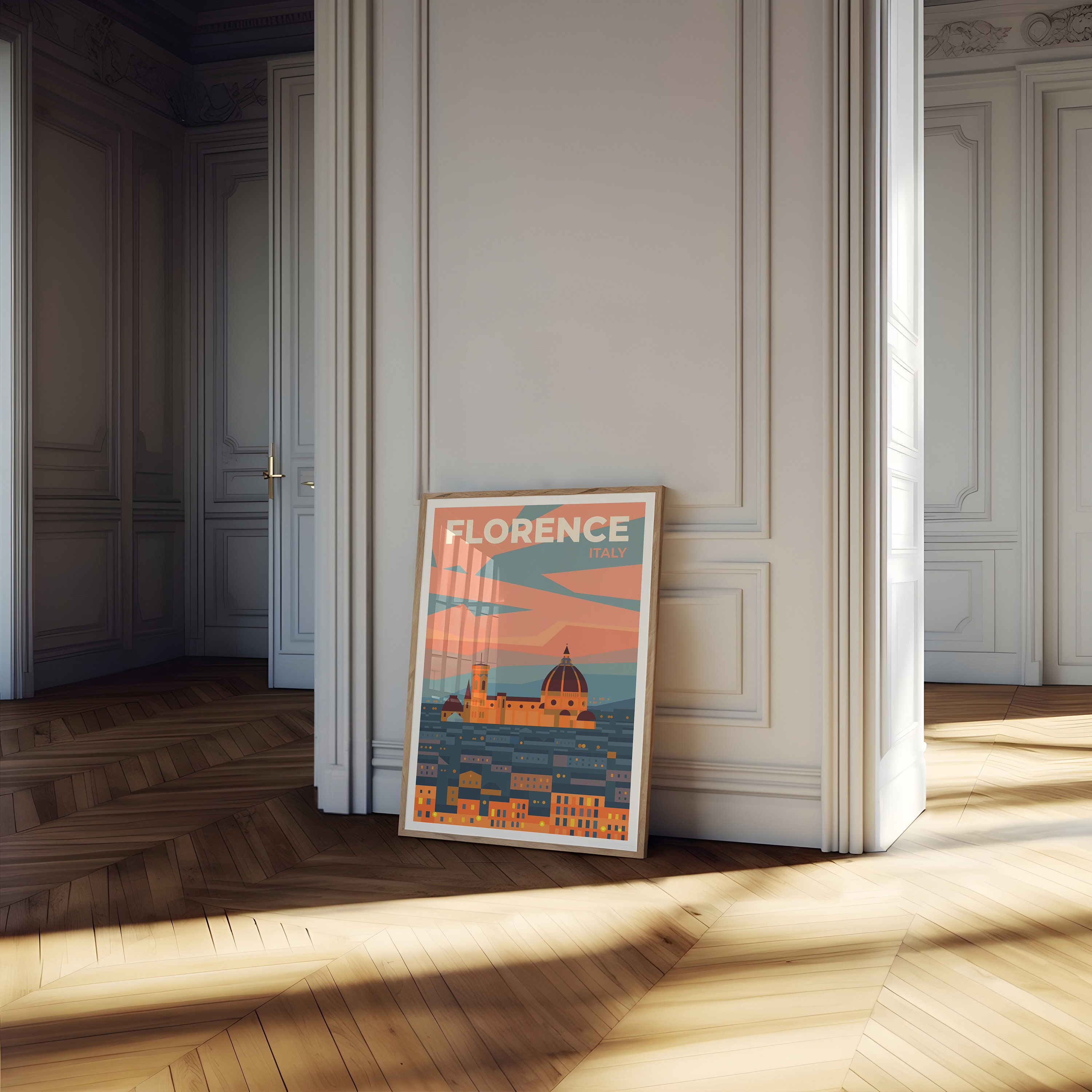 Florence Italy Travel Poster, Florence Italy Wall Art, Florence Italy ...
