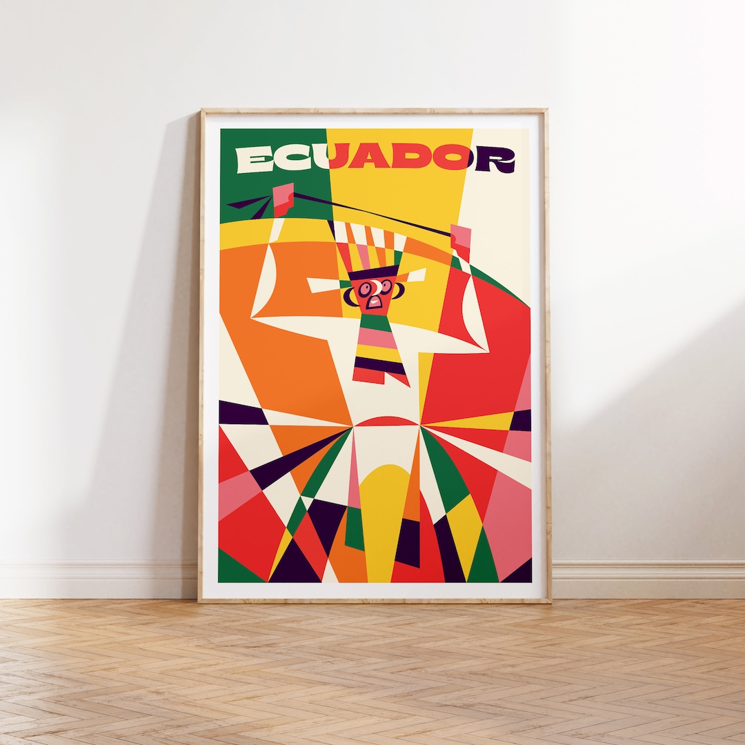 Ecuador Travel Poster, Ecuador Print, Ecuador Poster Digital Download ...