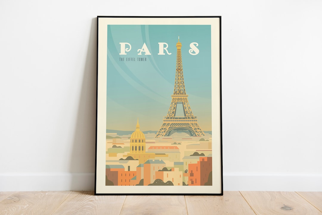 Paris France Poster, Paris Poster, Eiffel Tower Print, Eiffel Tower Art ...