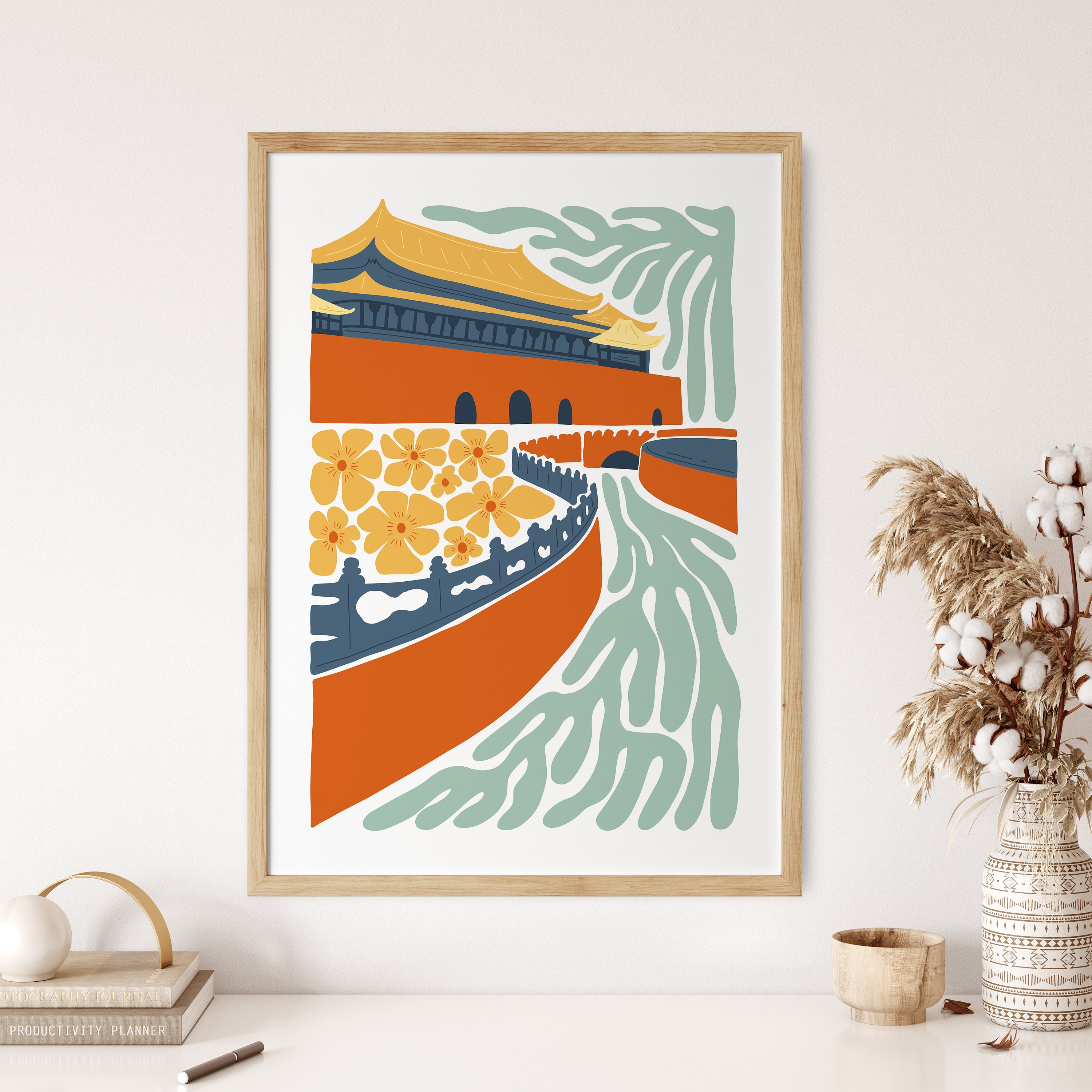 Forbidden City Beijing Poster, Forbidden City Print, Forbidden City ...
