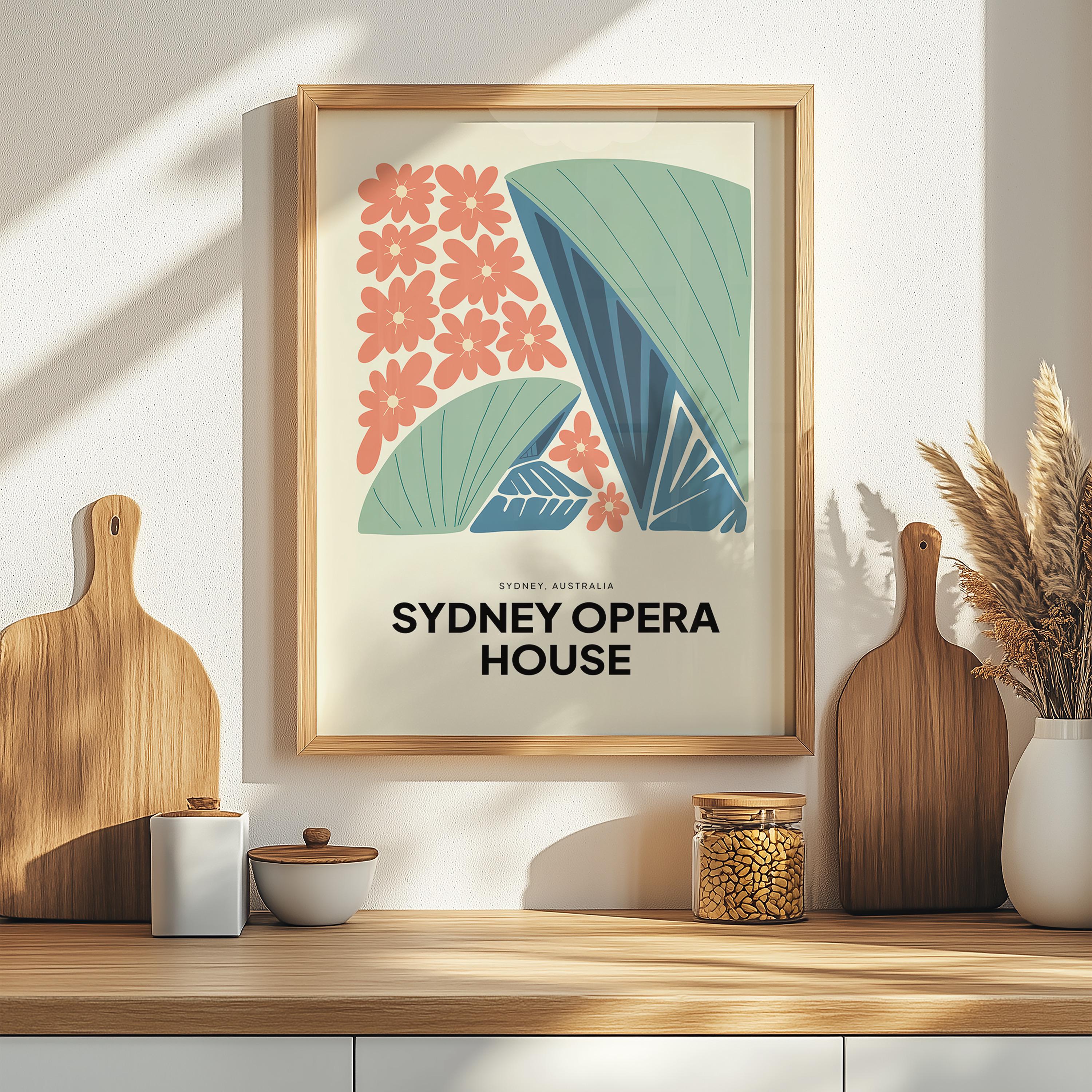 Sydney Opera House Poster, Opera House Sydney Australia Print, Sydney ...