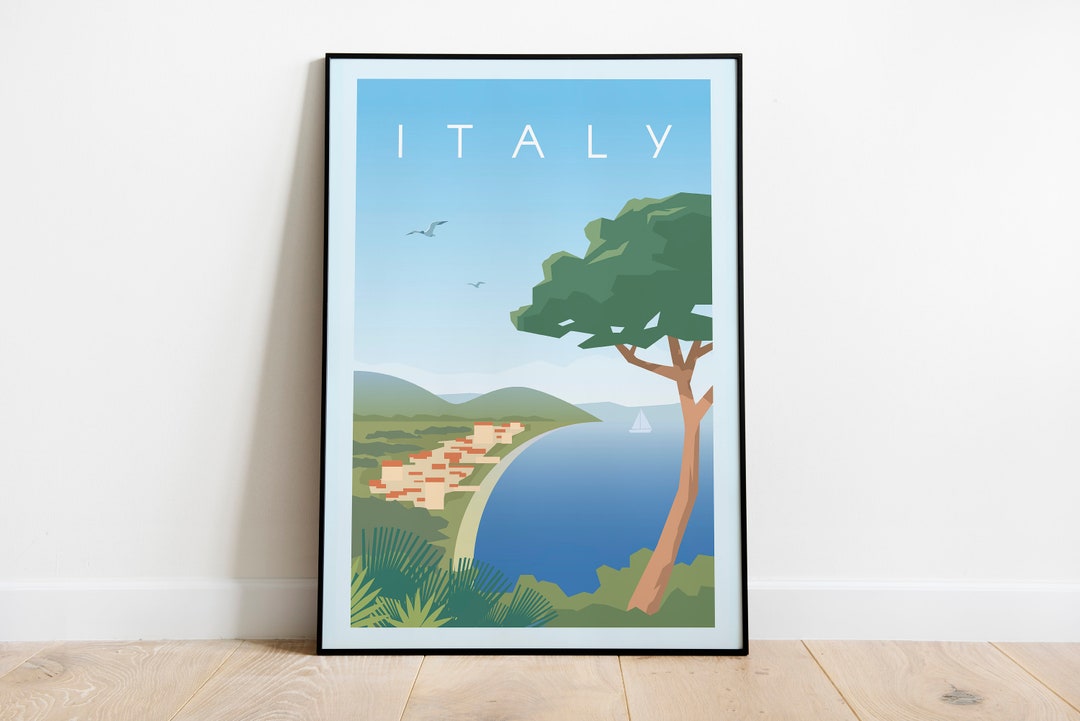 Italy Travel Poster, Italy Gallery Wall Art, Italy Office Wall Art ...