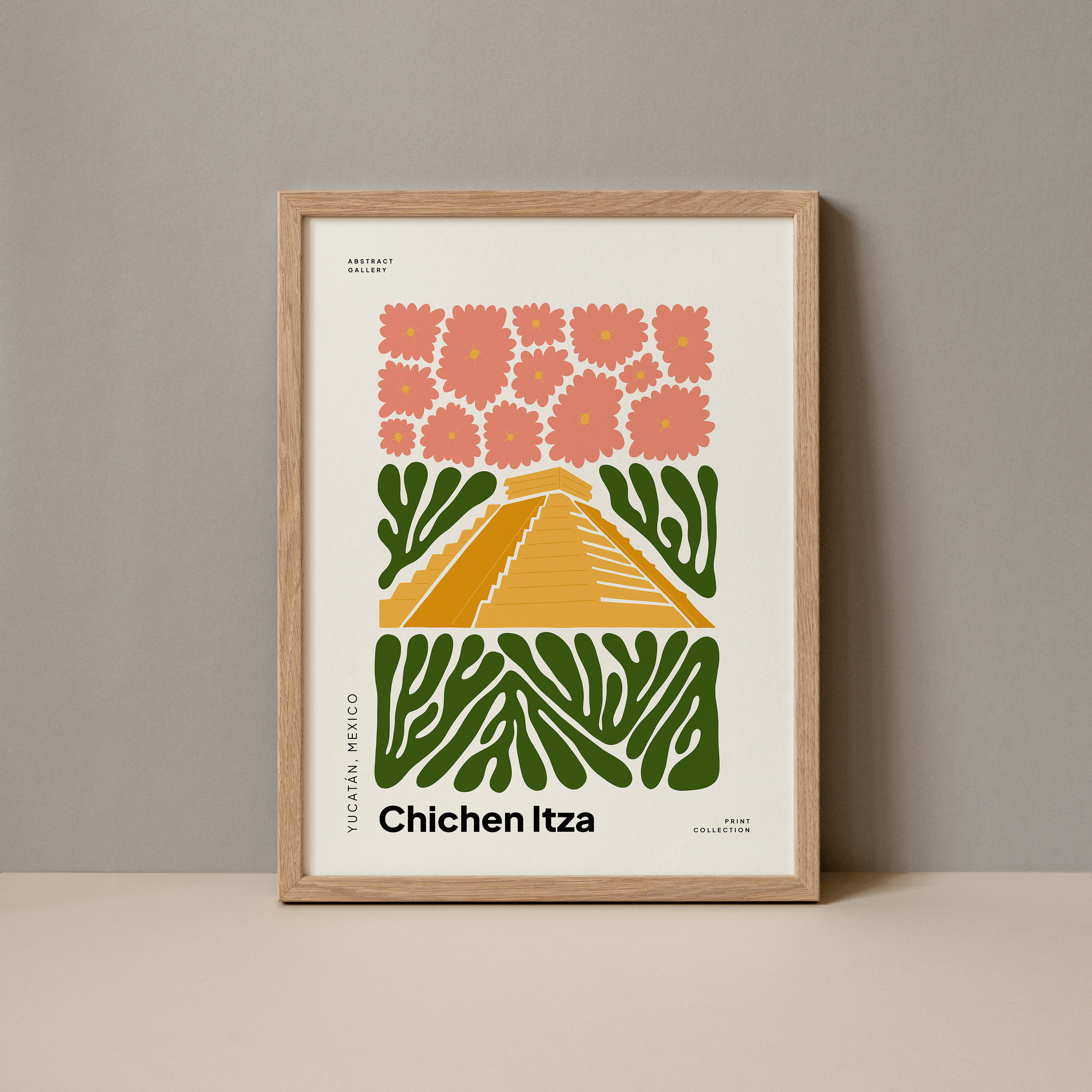 Chichen Itza Poster, Chichen Itza Print, Mexico Digital Print, Mexico ...