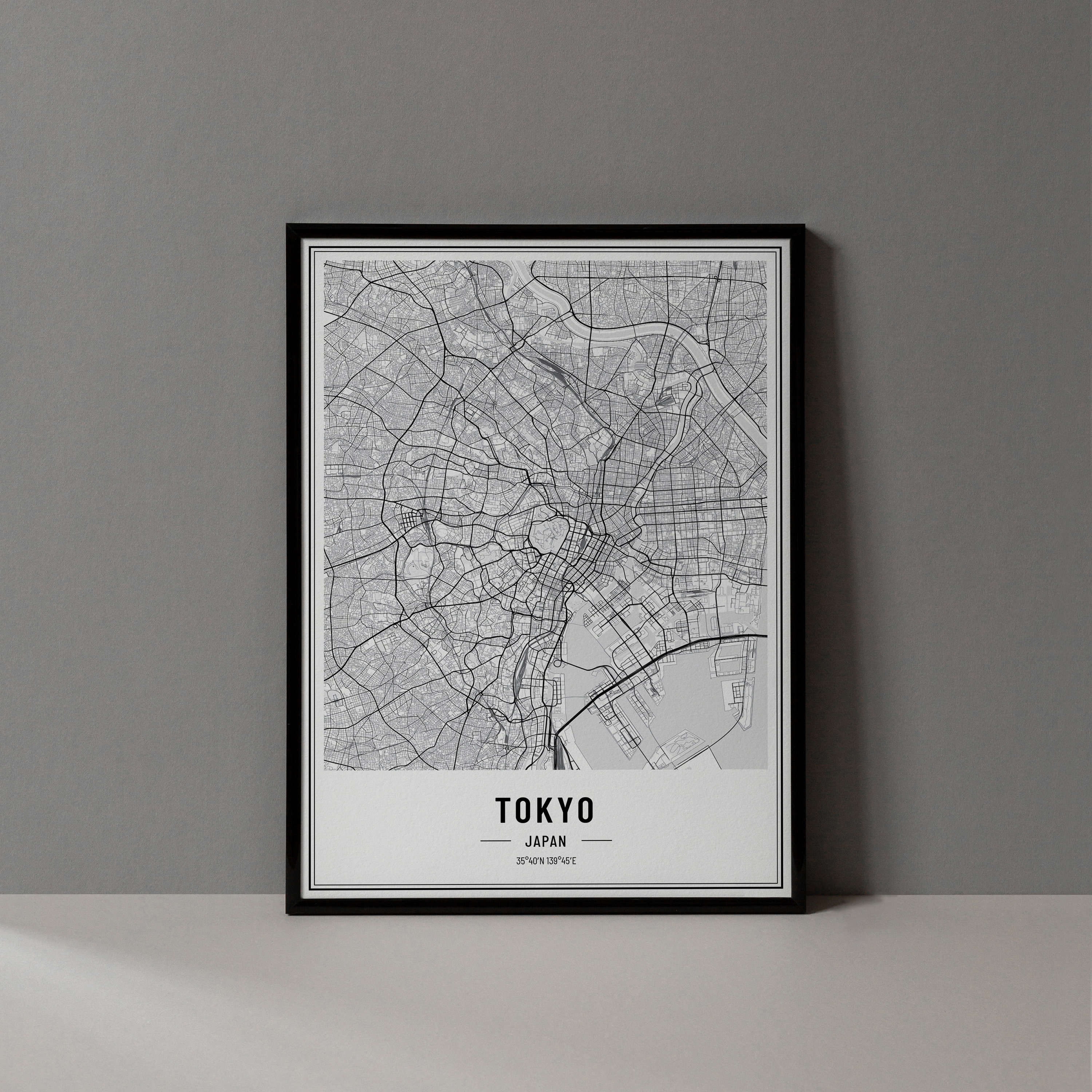 Tokyo Japan Map Digital Print, Tokyo Japan Map Poster, Tokyo Japan Map ...