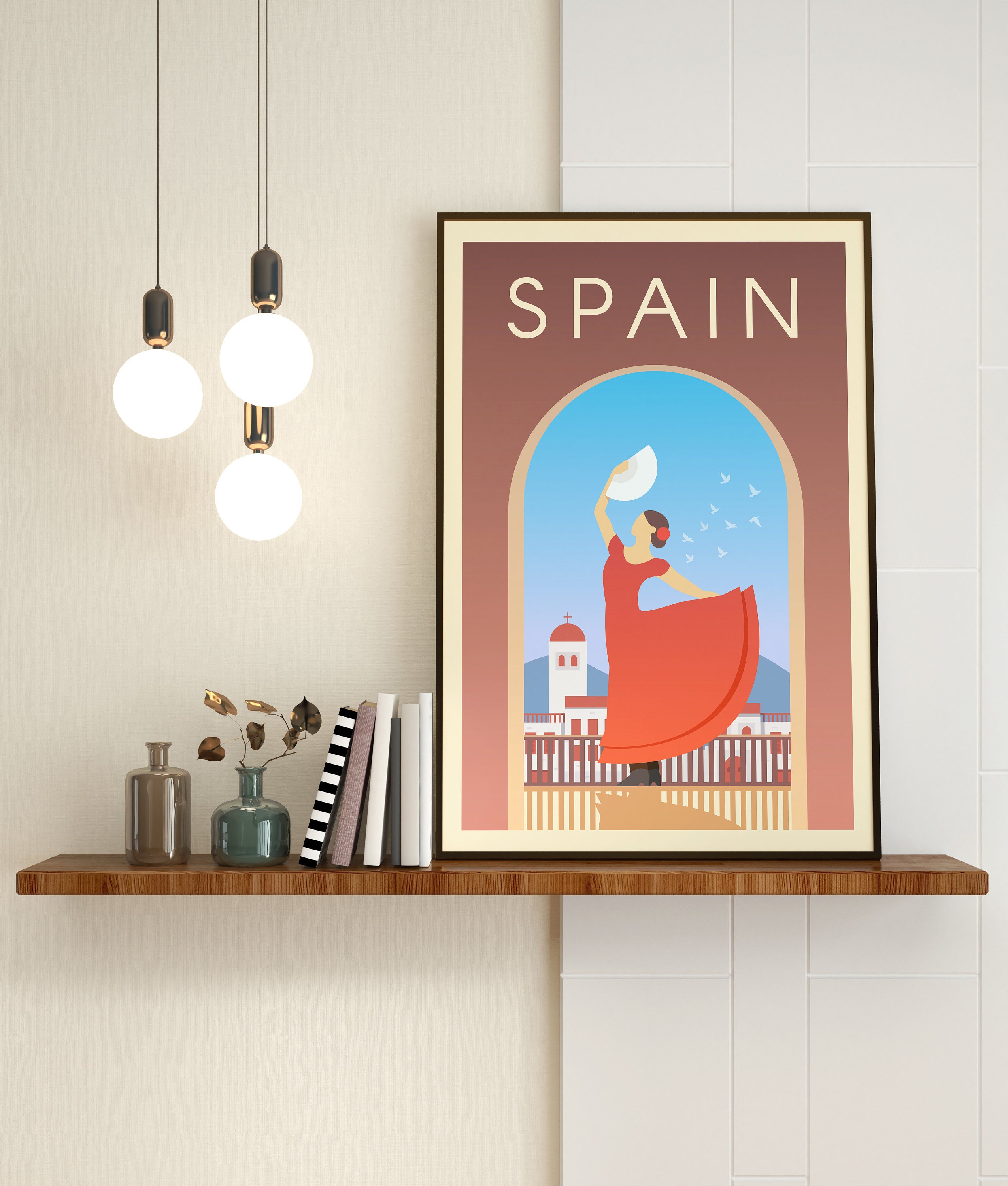 Spain Travel Poster, Spain Wall Art, Spain Travel Print, Spain ...
