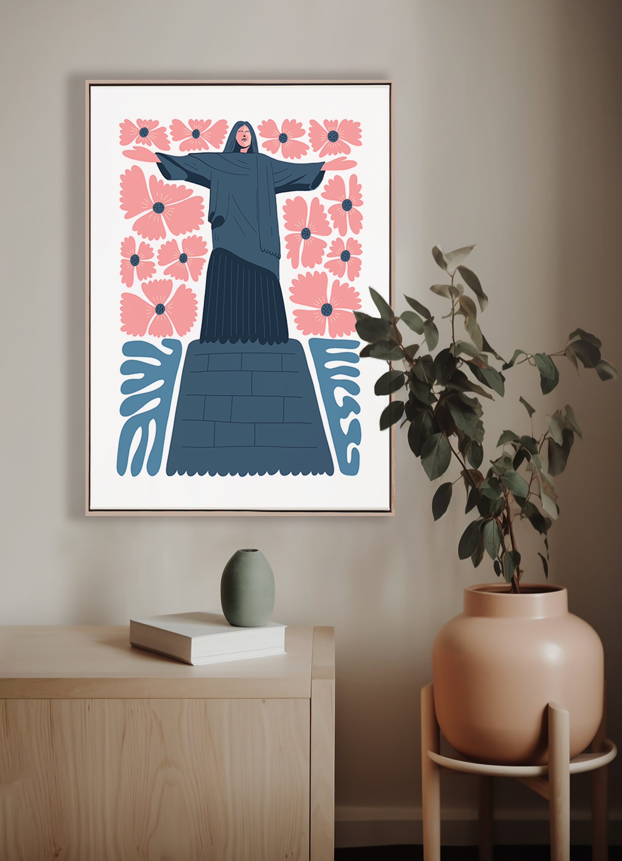 Christ the Redeemer Statue Poster, Seven Wonders Poster, Rio De Janeiro ...