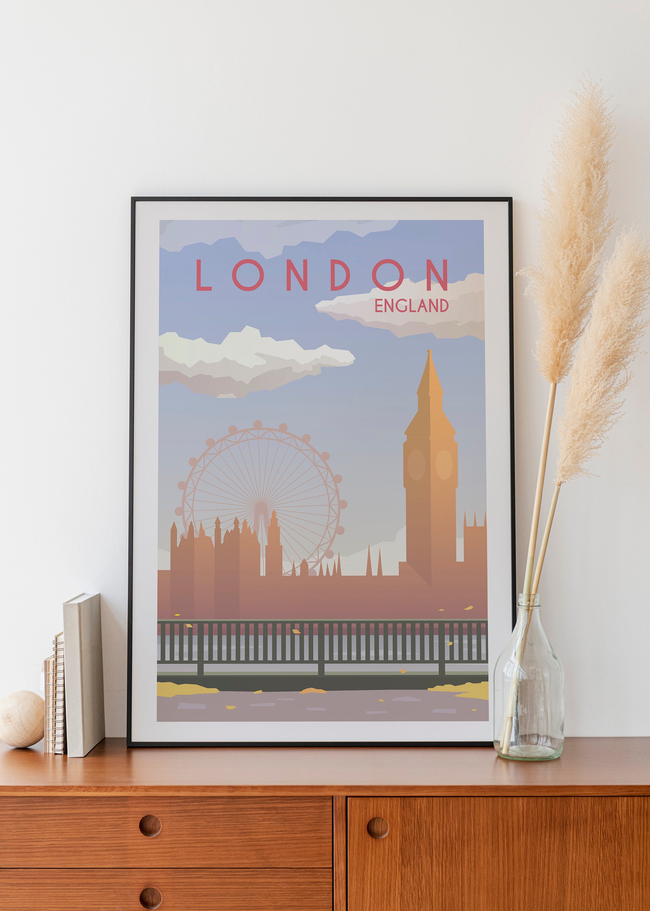 Set of 6 Travel Posters, Gallery Wall Art, Dorm Wall Art, Office Wall ...