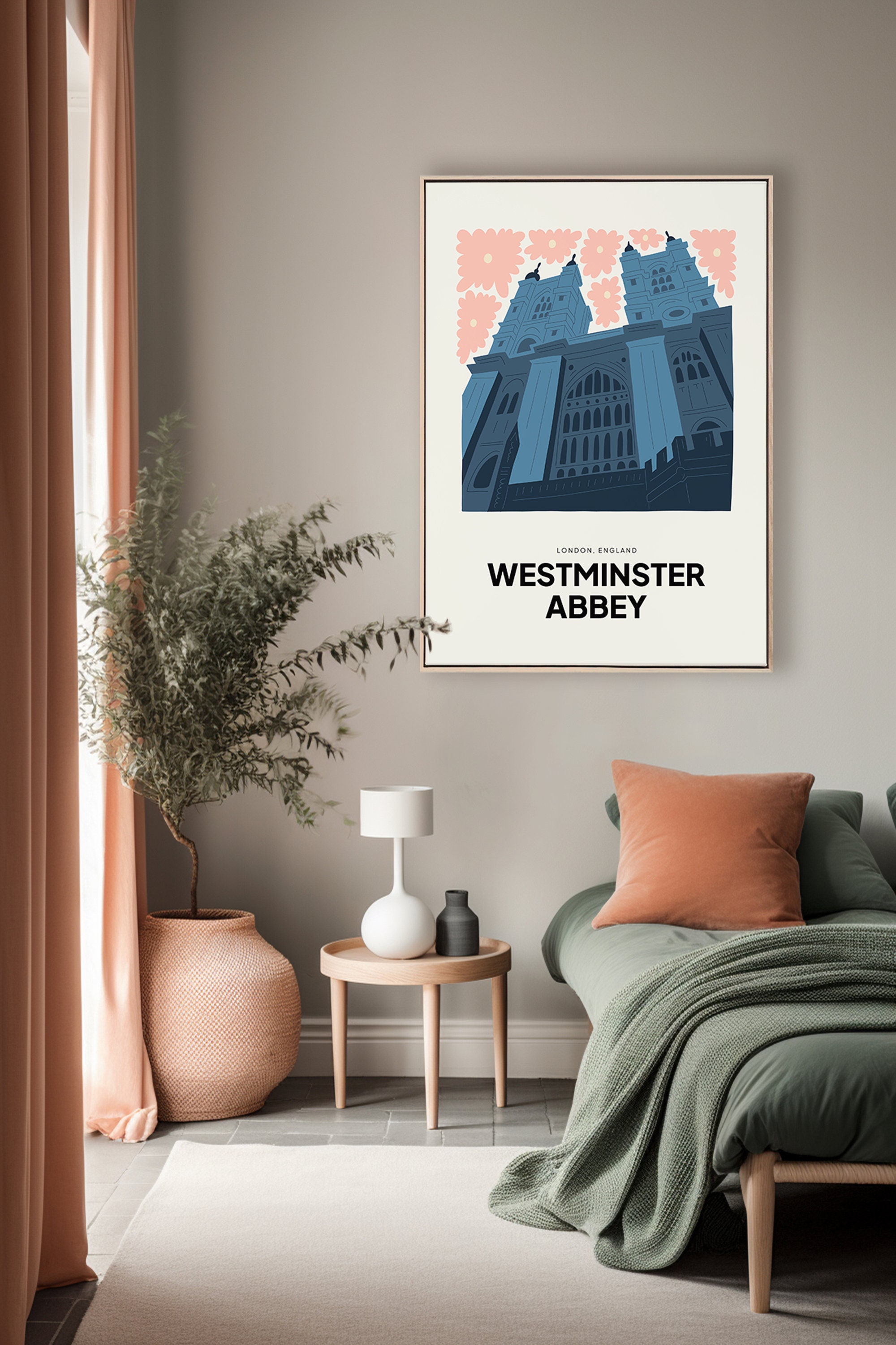 Westminster Abbey London Poster, Westminster Abbey London Print ...