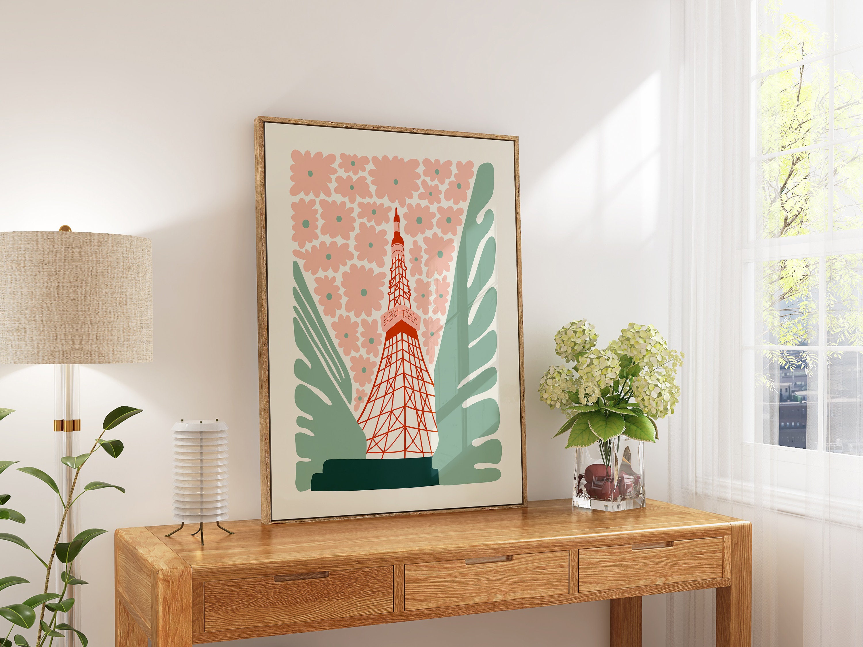 Tokyo Tower Japan Poster, Tokyo Tower Japan Print, Tokyo Tower Japan ...