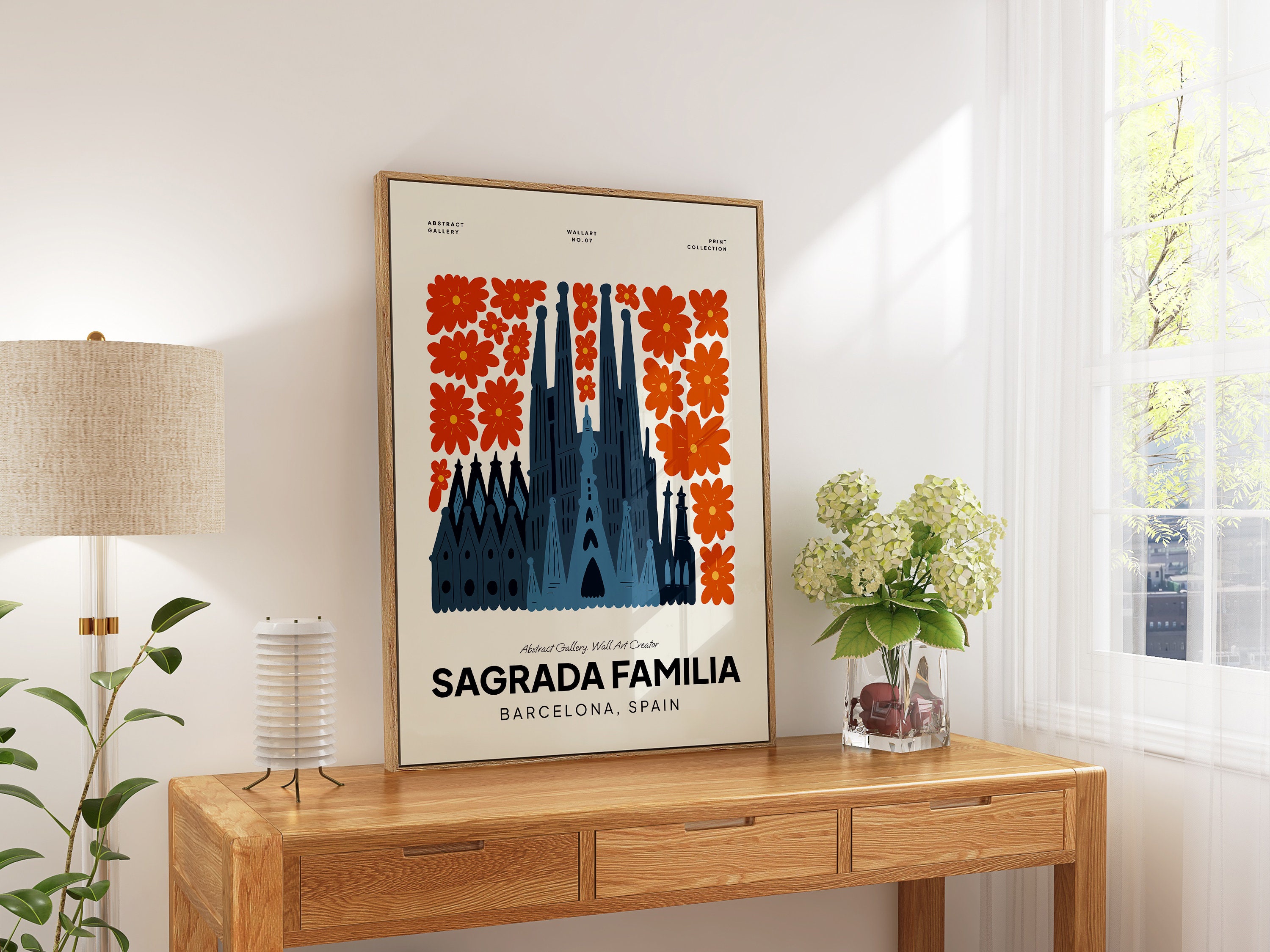 Sagrada Familia Spain Poster, Sagrada Familia Barcelona Spain Print ...