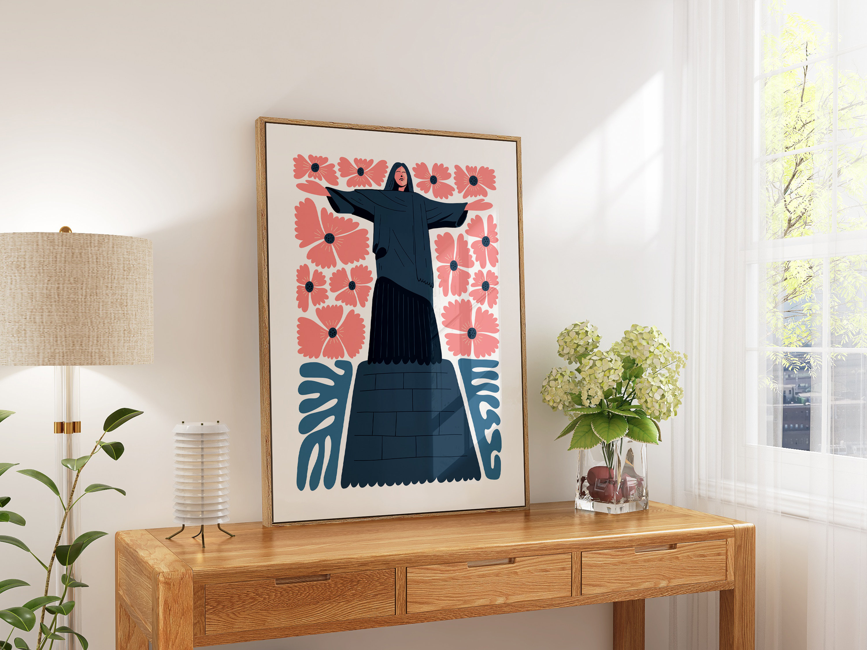 Christ the Redeemer Statue Poster, Seven Wonders Poster, Rio De Janeiro ...