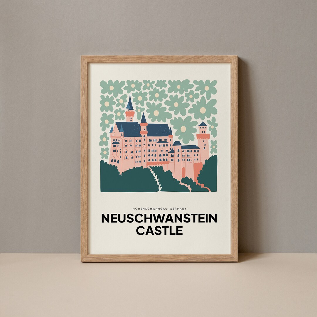 Neuschwanstein Castle Germany Poster, Neuschwanstein Castle Germany ...