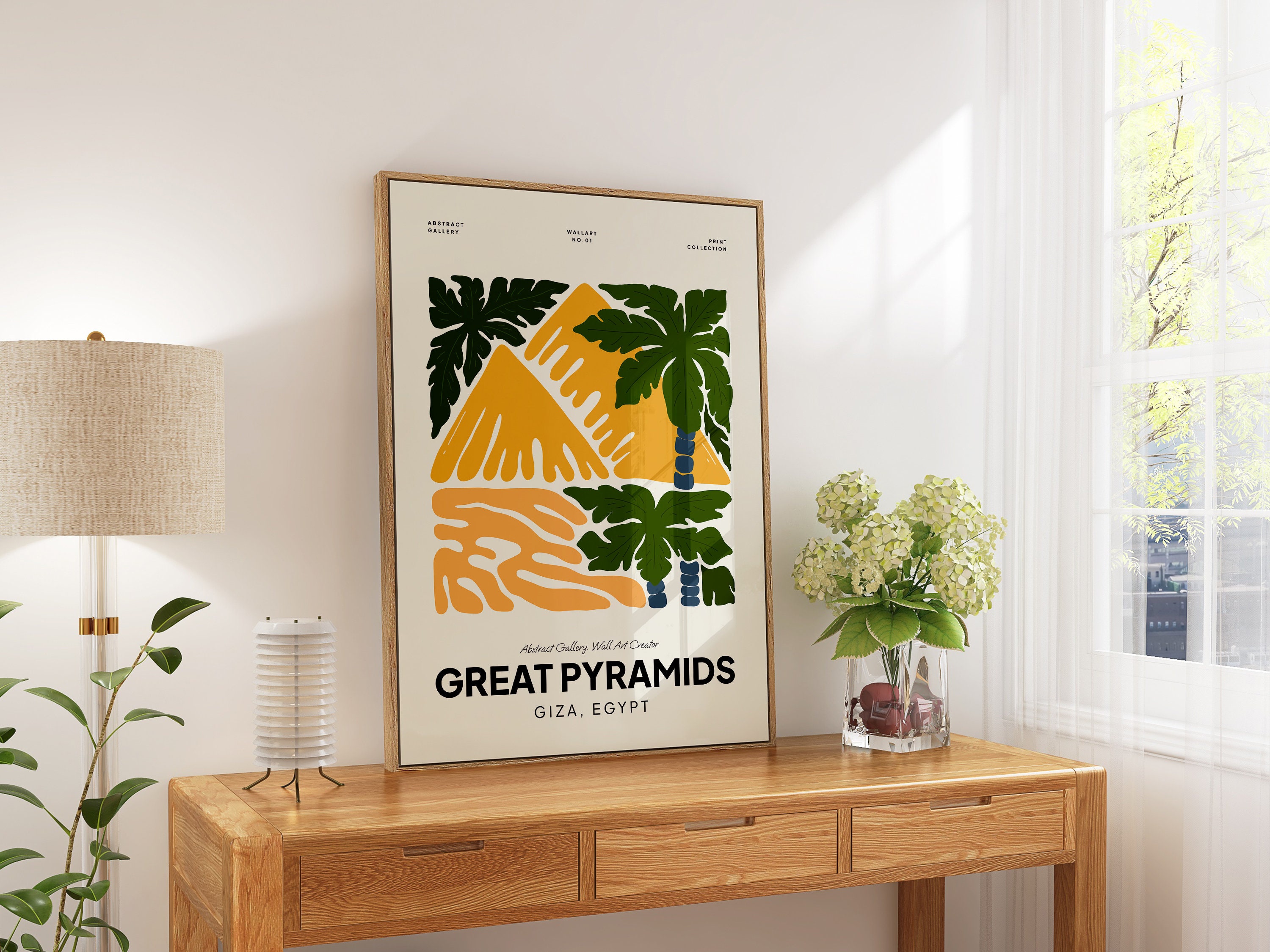 Great Pyramids Giza Egypt Poster, Great Pyramids Egypt Print, Great ...