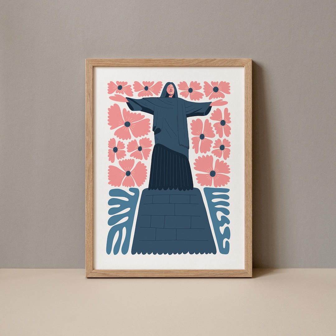 Christ the Redeemer Statue Poster, Seven Wonders Poster, Rio De Janeiro ...